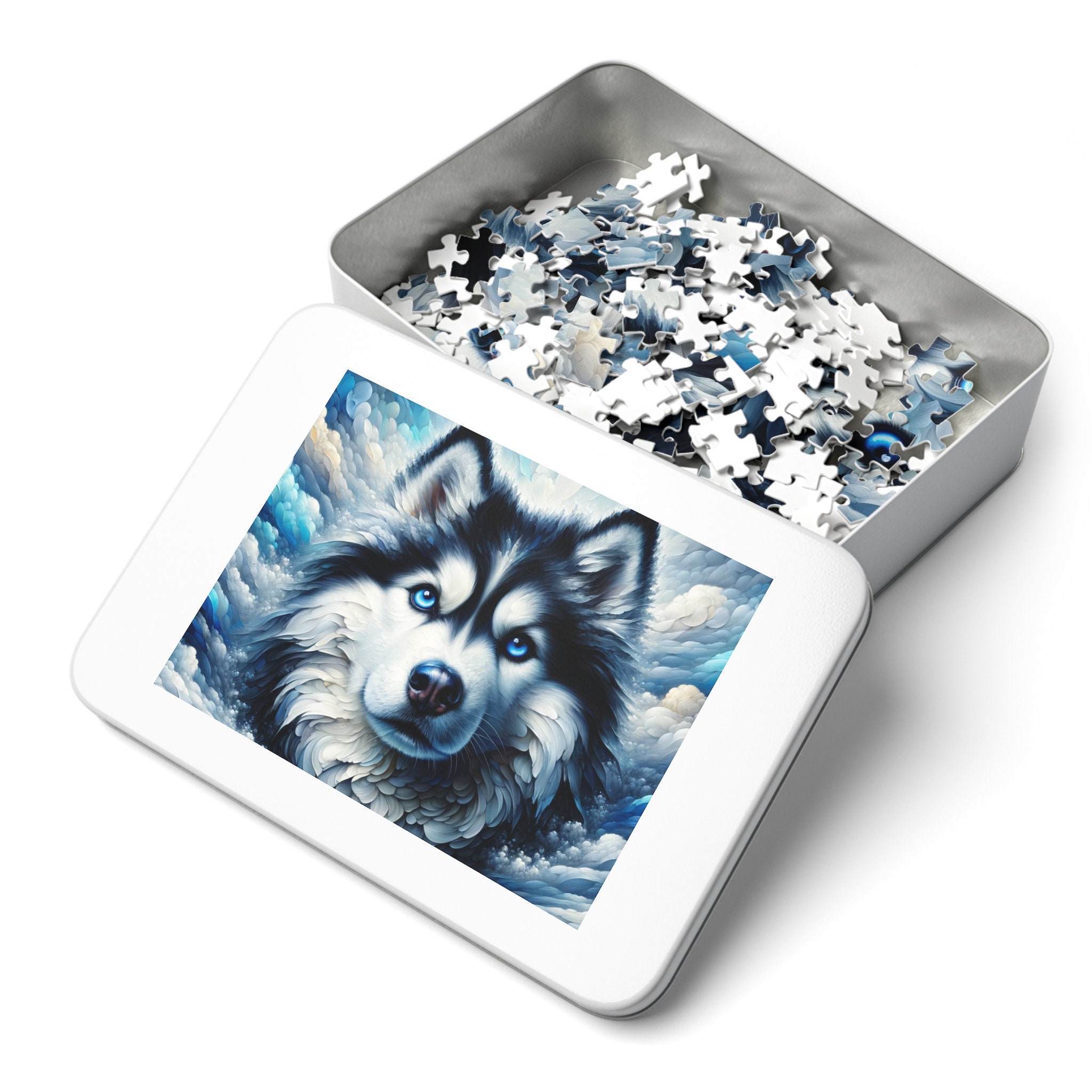 Arctic Husky Gaze Artisanal Jigsaw Puzzle 30, 110, 252, 500,1000-piece ...
