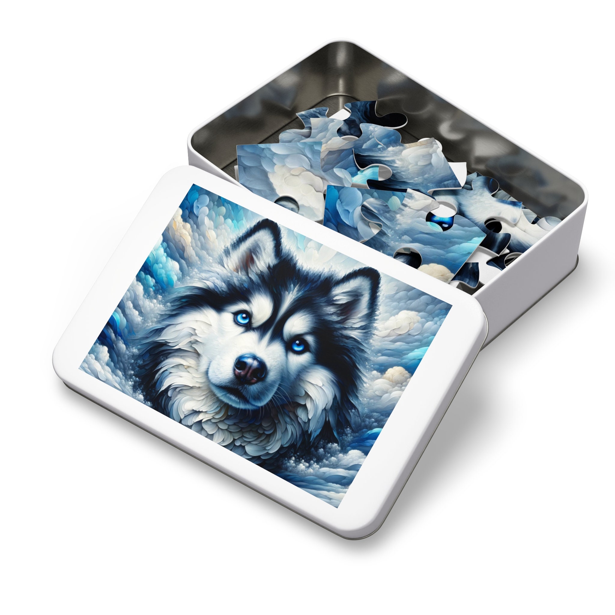 Arctic Husky Gaze Artisanal Jigsaw Puzzle 30, 110, 252, 500,1000-piece ...