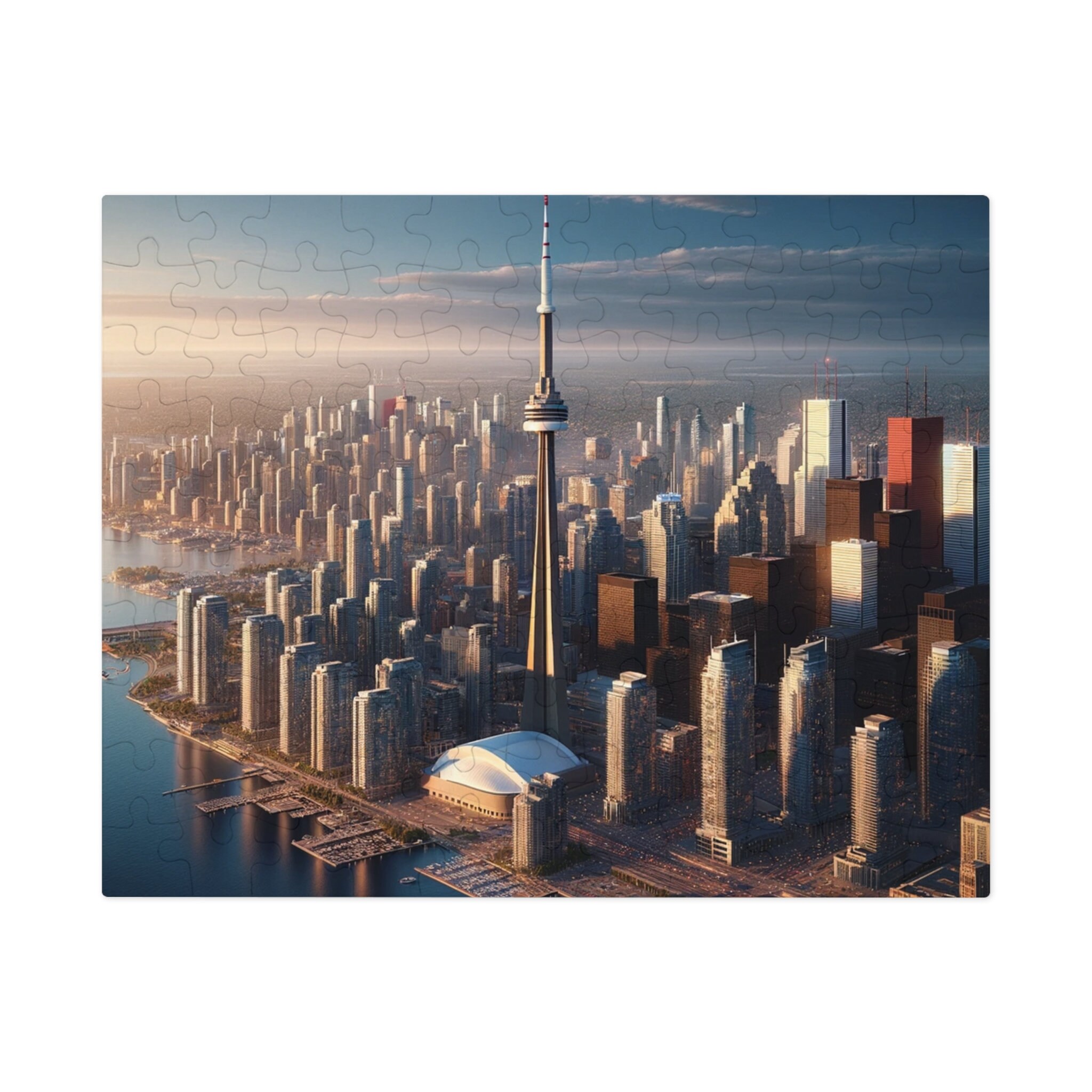 Toronto Skyline Splendor Artisanal Jigsaw Puzzle 30, 110, 252, 500,1000 ...