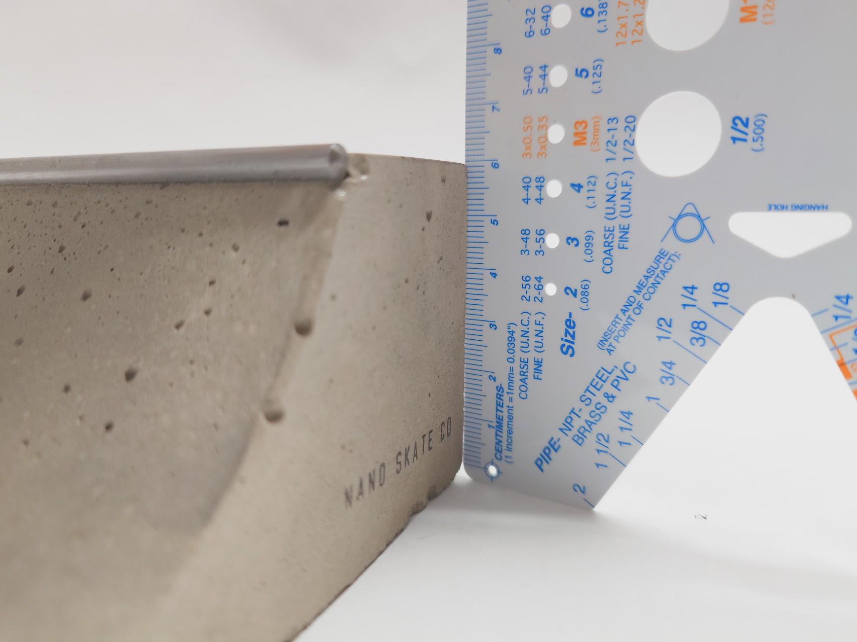 Concrete pocket Quarter V2 Fingerboard Ramp - Etsy