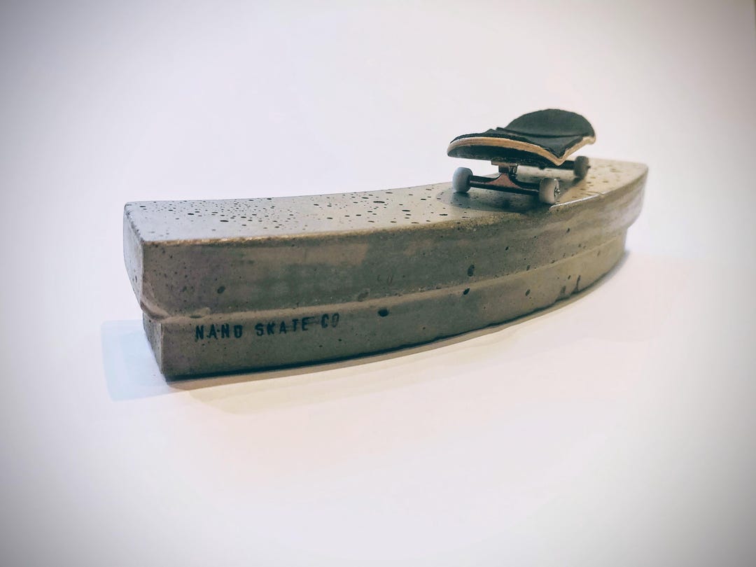 Concrete Curved Ledge Fingerboard Obstacle - Etsy