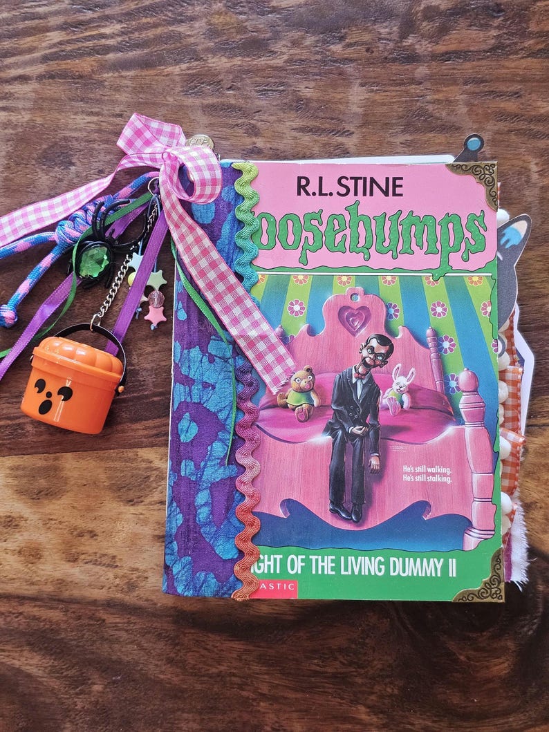 Goosebumps Junk Journals With Book Charm - Etsy