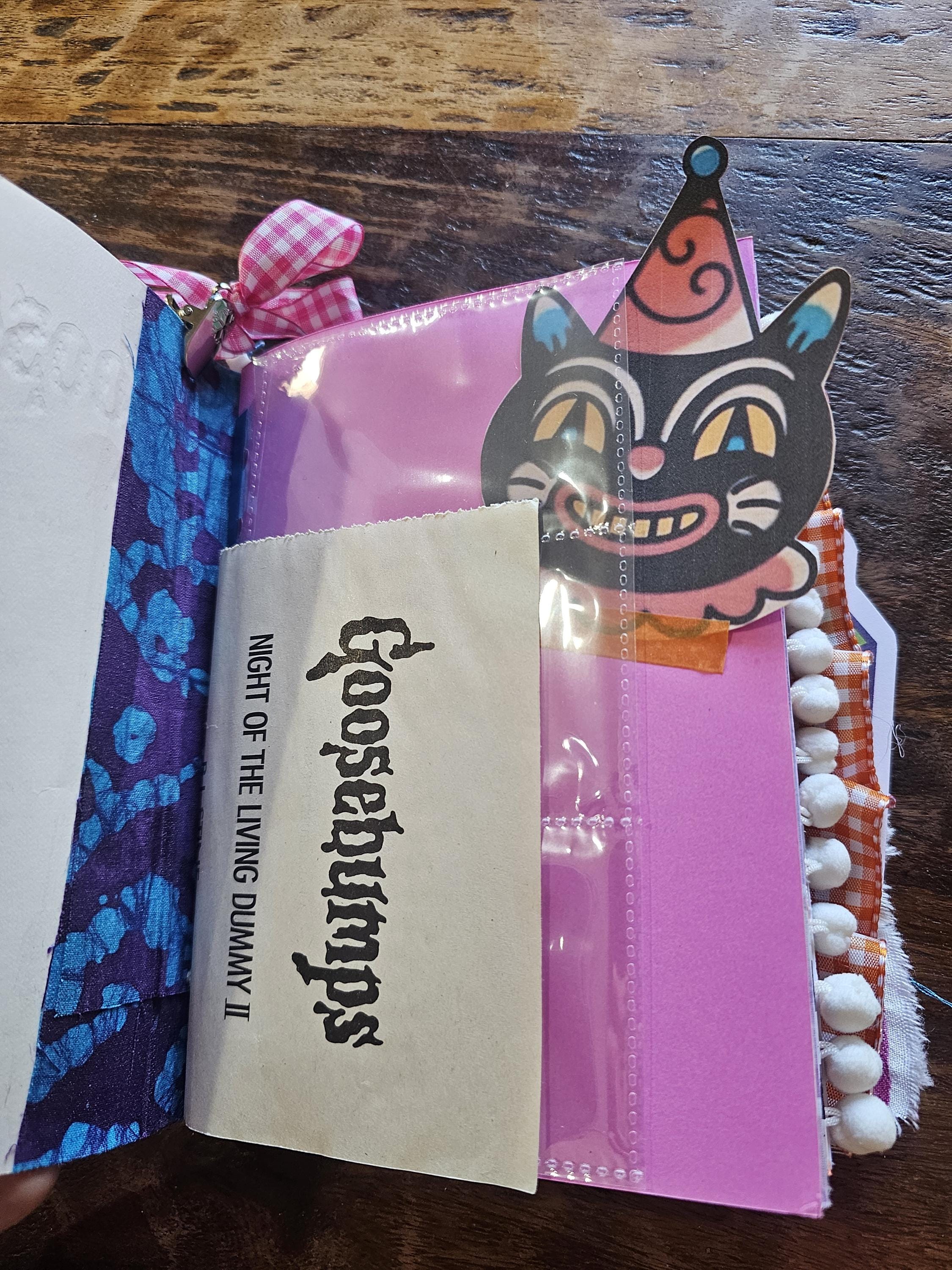 Goosebumps Junk Journals With Book Charm - Etsy