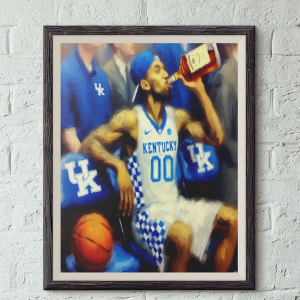 University of Kentucky Basketball Poster - Etsy