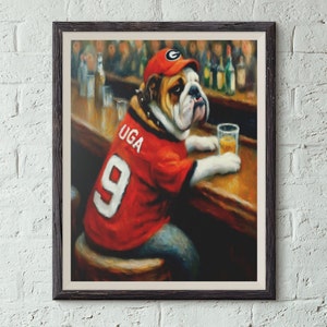 Georgia Bulldogs UGA Painting | University of Georgia Bulldogs Wall Art ...
