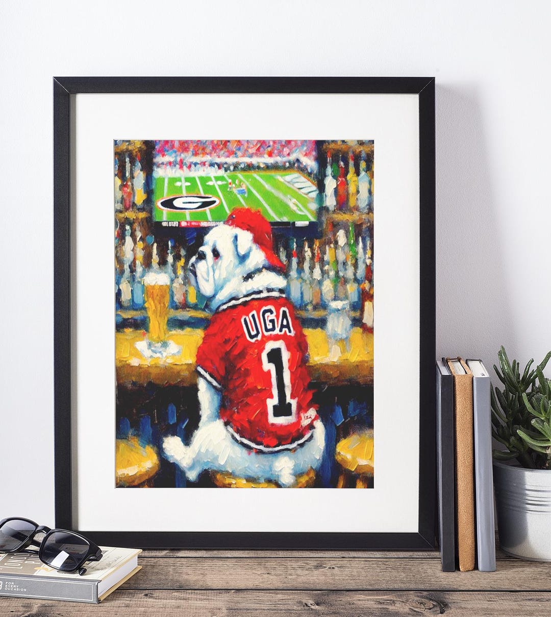 Georgia Bulldogs Wall Art | Georgia Bulldogs Art Print | Georgia ...