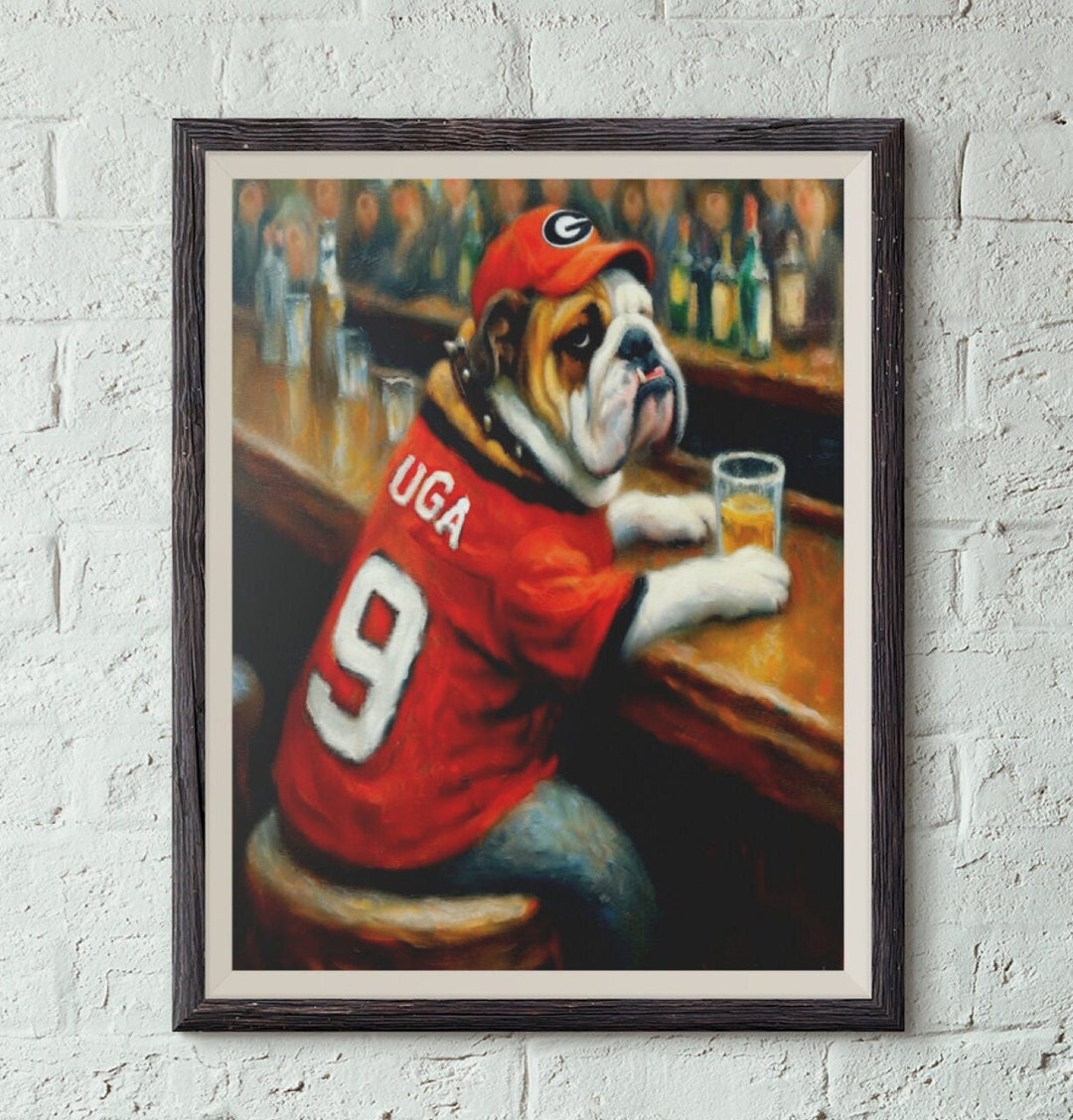 Georgia Bulldogs UGA Painting University of Georgia Bulldogs Wall Art ...