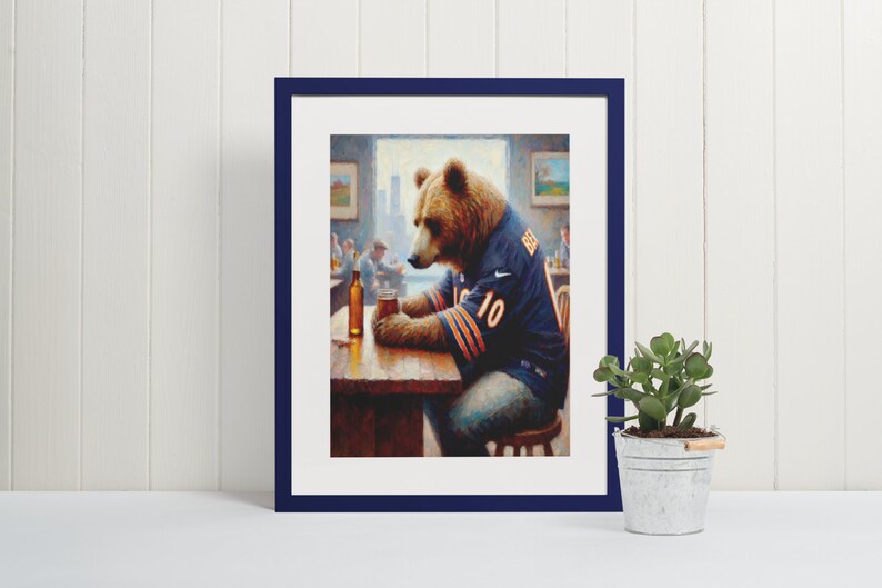 Chicago Bears Print Out | Chicago Bears Artwork | Chicago Bears, NFL ...