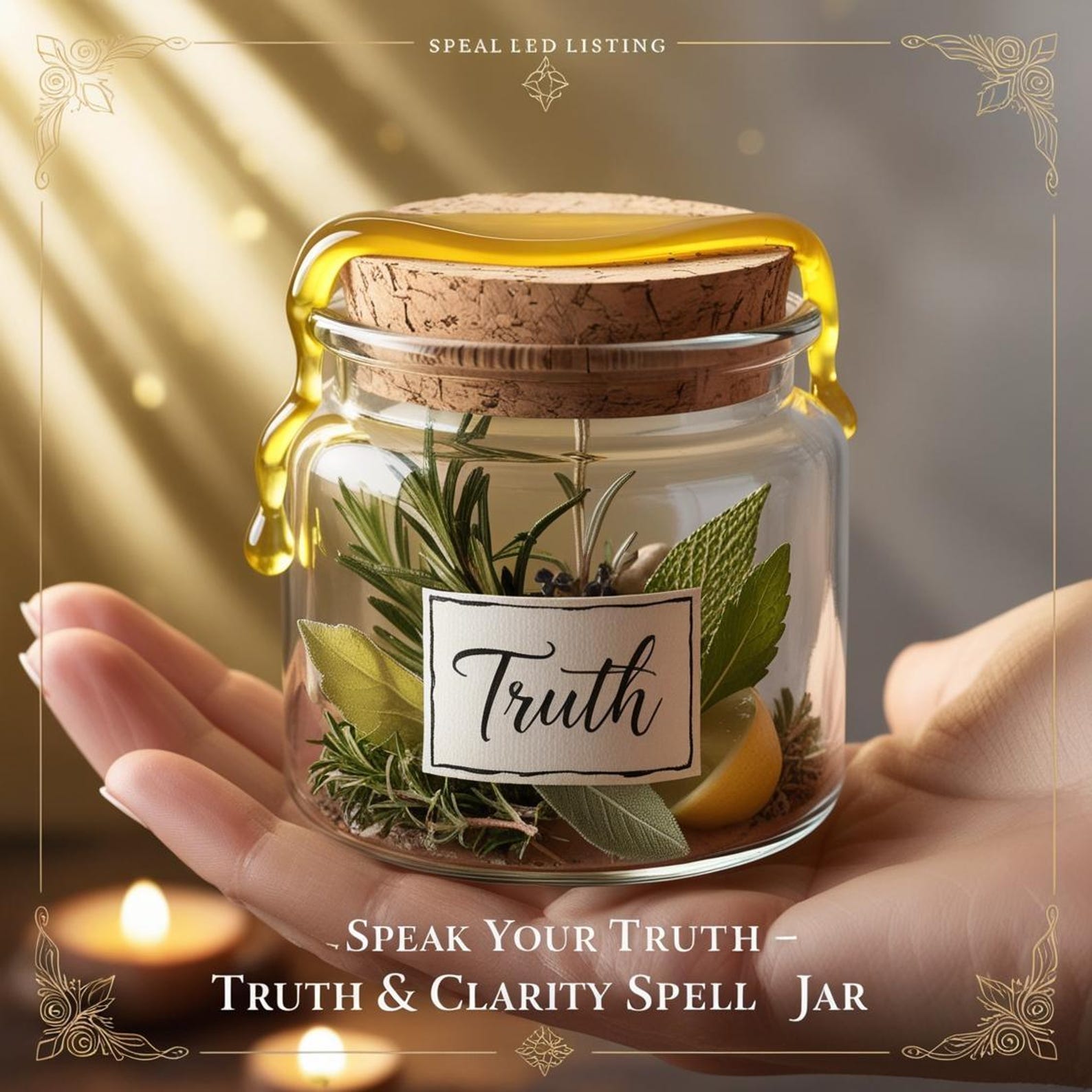 Speak Your Truth – Truth & Clarity Spell Jar - Etsy