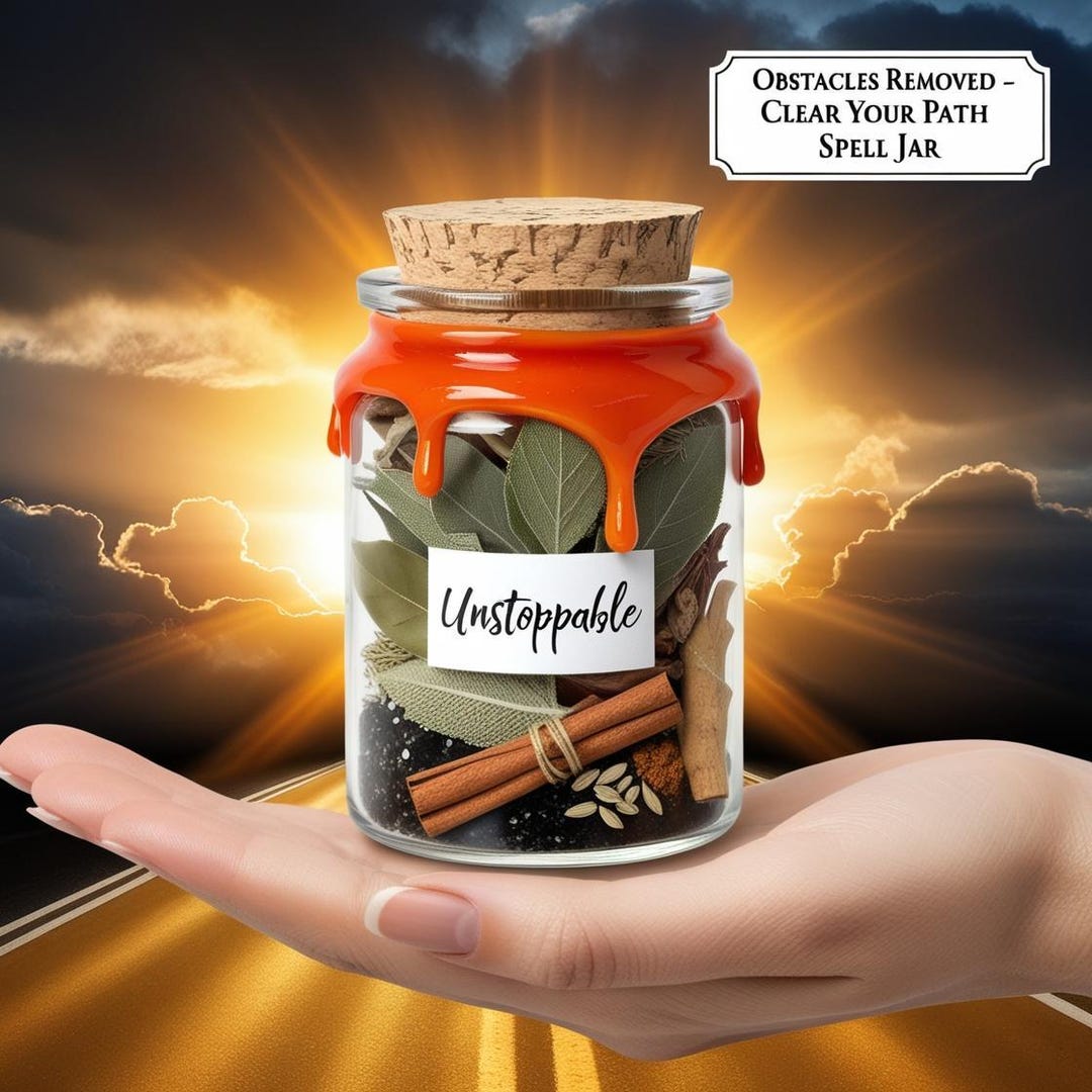 Obstacles Removed – Clear Your Path Spell Jar - Etsy