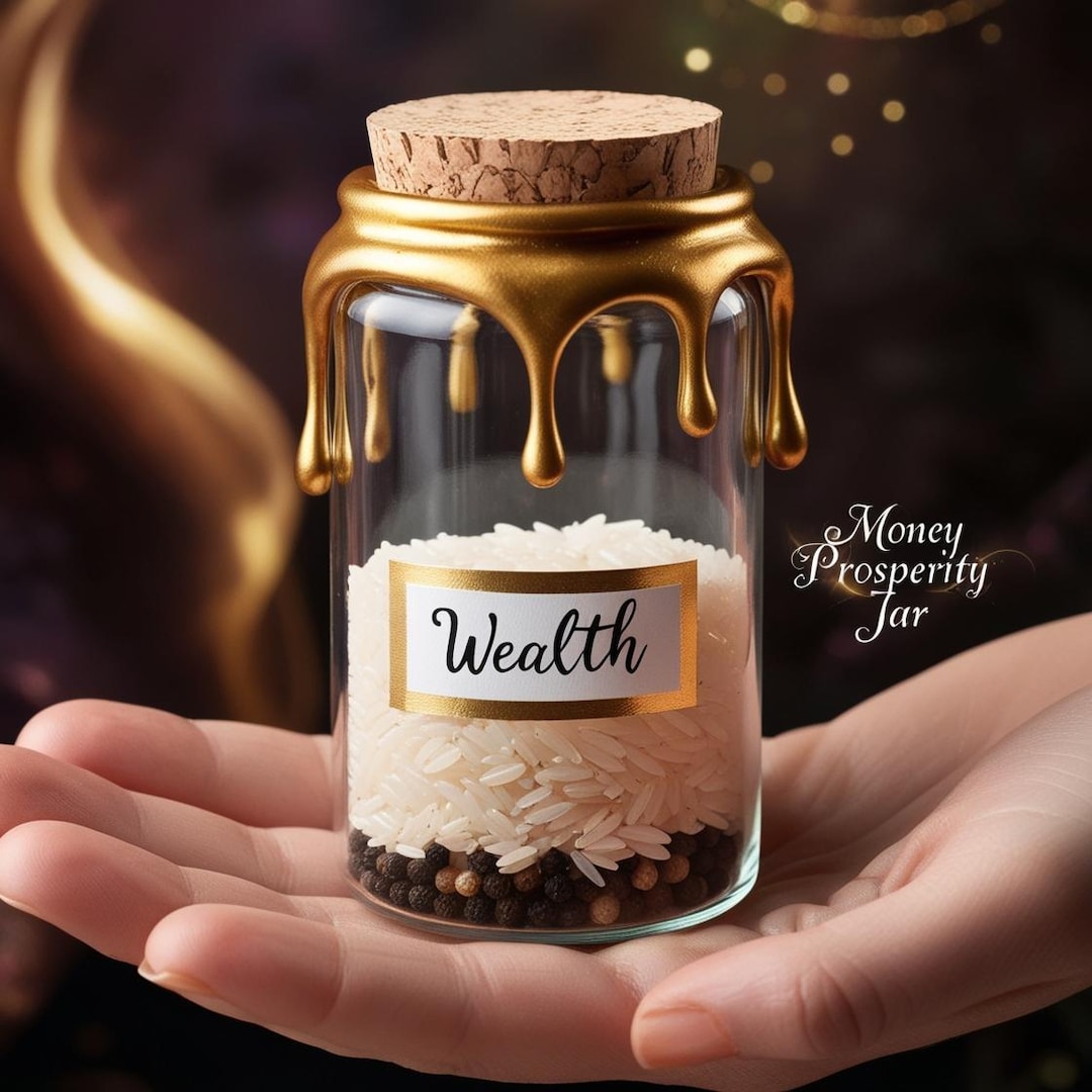 Money Prosperity Jar – Spark Your Path to Wealth & Success - Etsy