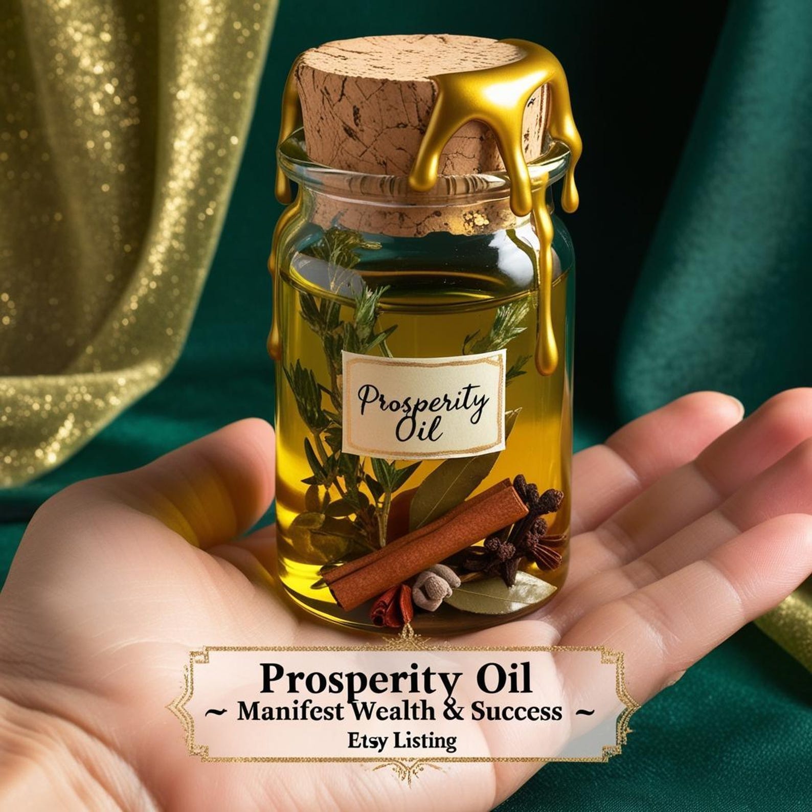 Prosperity Oil – Attract Wealth & Success - Etsy