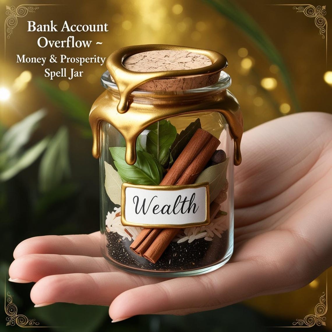 Bank Account Overflow – Money & Prosperity Spell Jar - Etsy