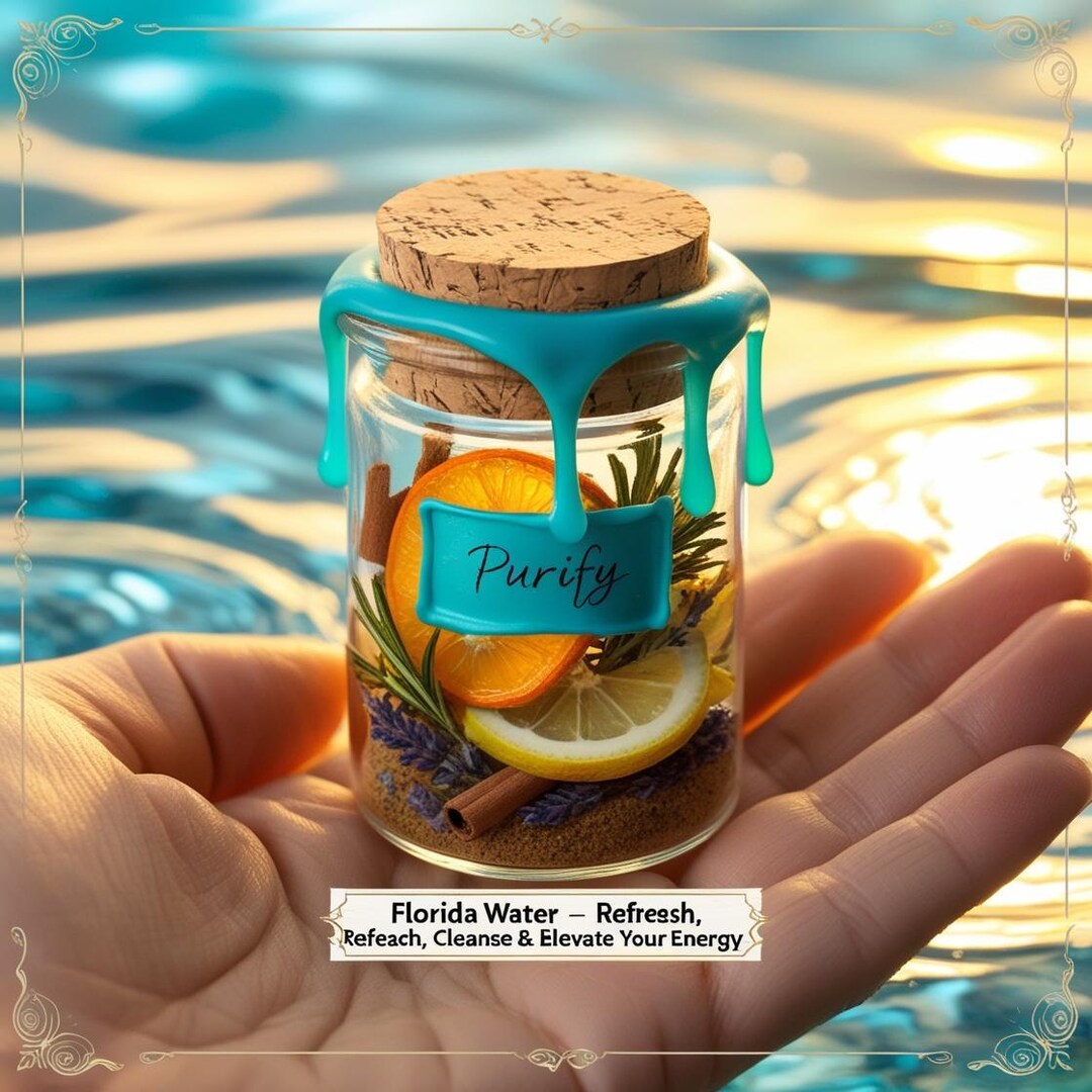 Florida Water – Purification & Energy Cleansing Mini Jar - Etsy