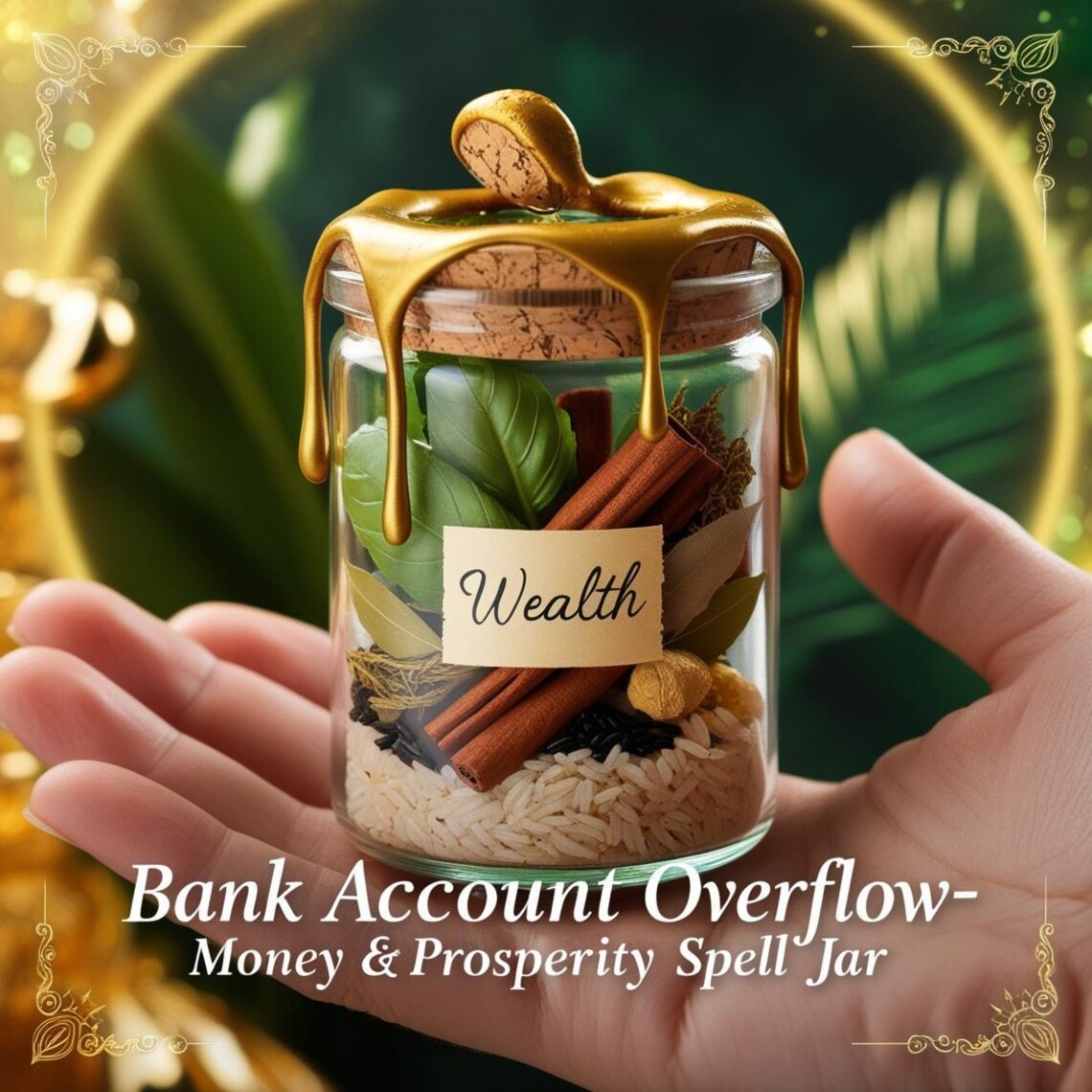 Bank Account Overflow – Money & Prosperity Spell Jar - Etsy
