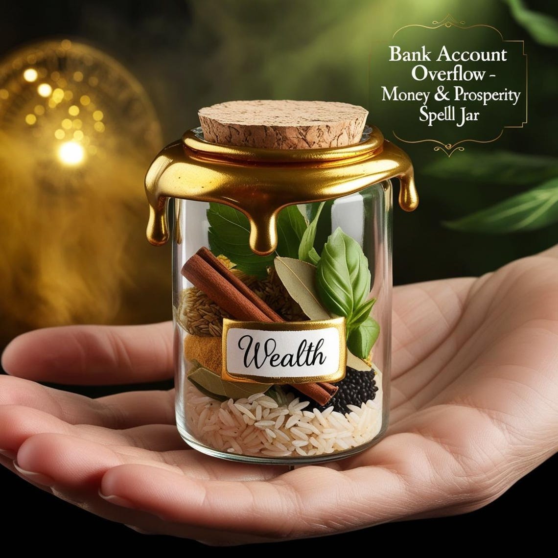 Bank Account Overflow – Money & Prosperity Spell Jar - Etsy