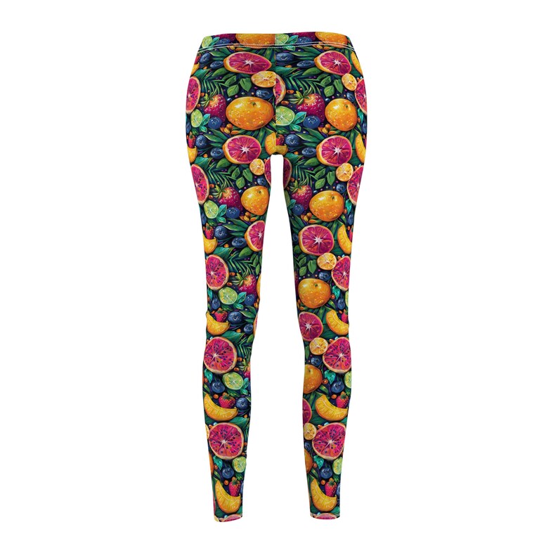 Summer Fruit Leggings | Fun & Fruity Gym Yoga Pants | Tropical ...