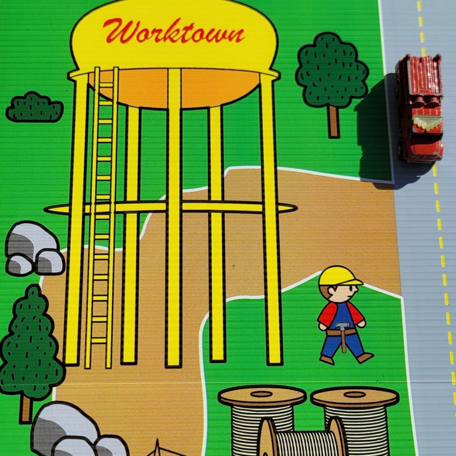 Worktown by Playtown Mats™ - Etsy