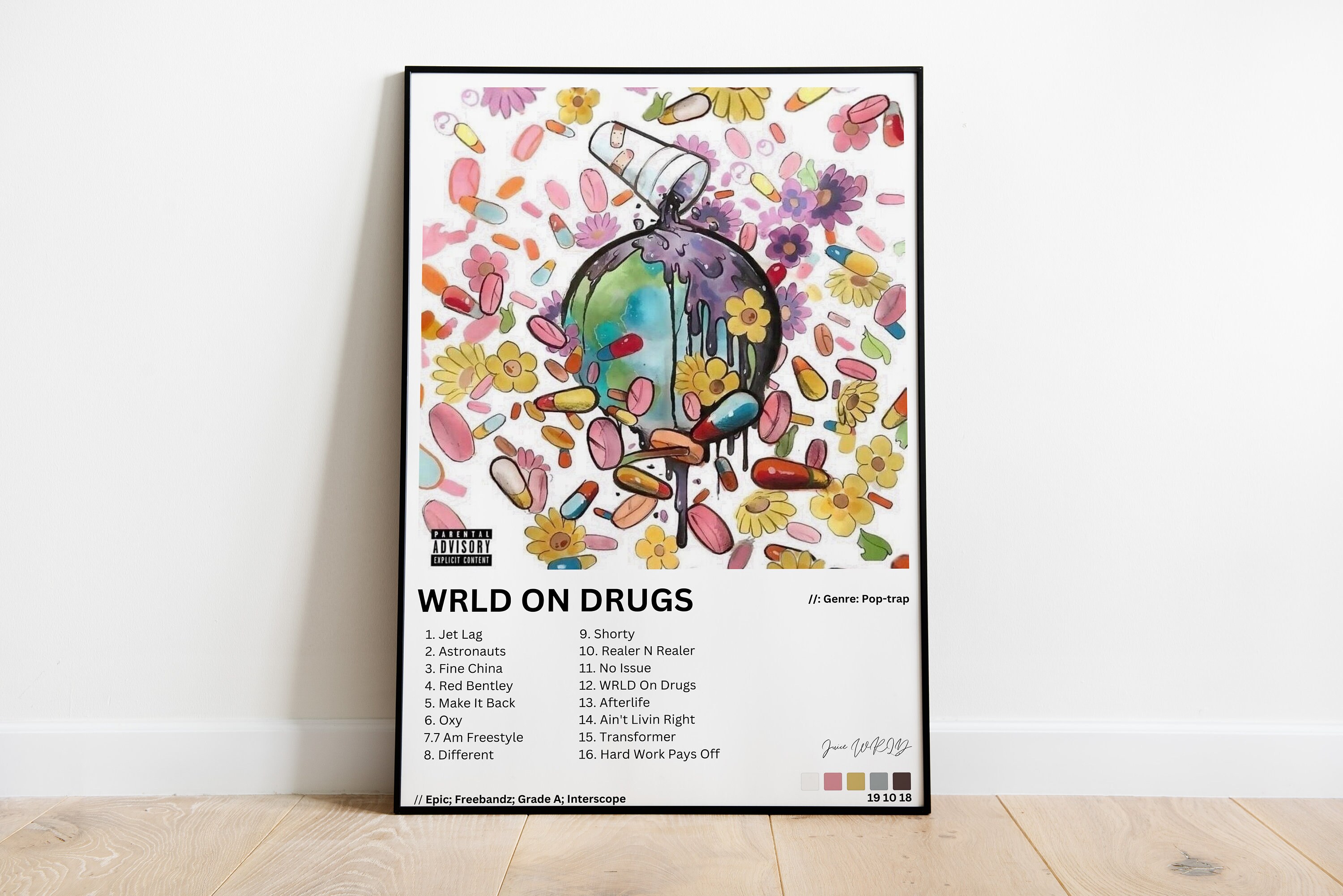 Juice WRLD Poster, Juice WRLD Posters, Music Poster, Album Poster, Wall ...