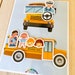 The Wheels on the Bus Printable Visual Matching Activity. Circle Time ...
