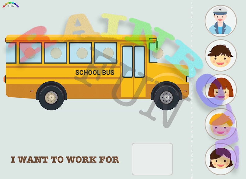 Digital School Bus Token Board Reward Chart - Etsy