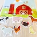 Old Mcdonald Farm Matching Game, Circle Time Activity (digital Download ...