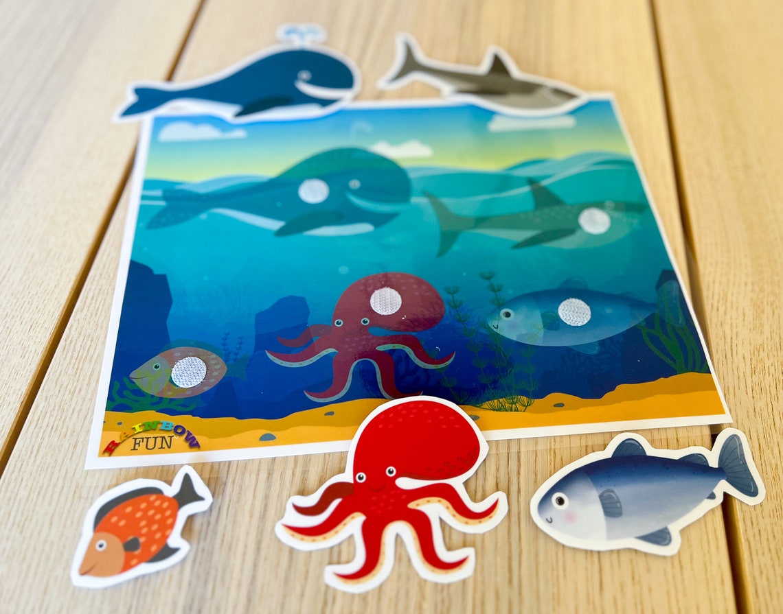 Slippery Fish Printable Visual Matching Activity. Circle Time Props ...