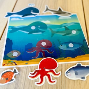 Slippery Fish Printable Visual Matching Activity. Circle Time Props ...