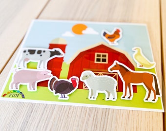 Five Little Ducks Printable Visual Matching Activity. Circle Time Props ...