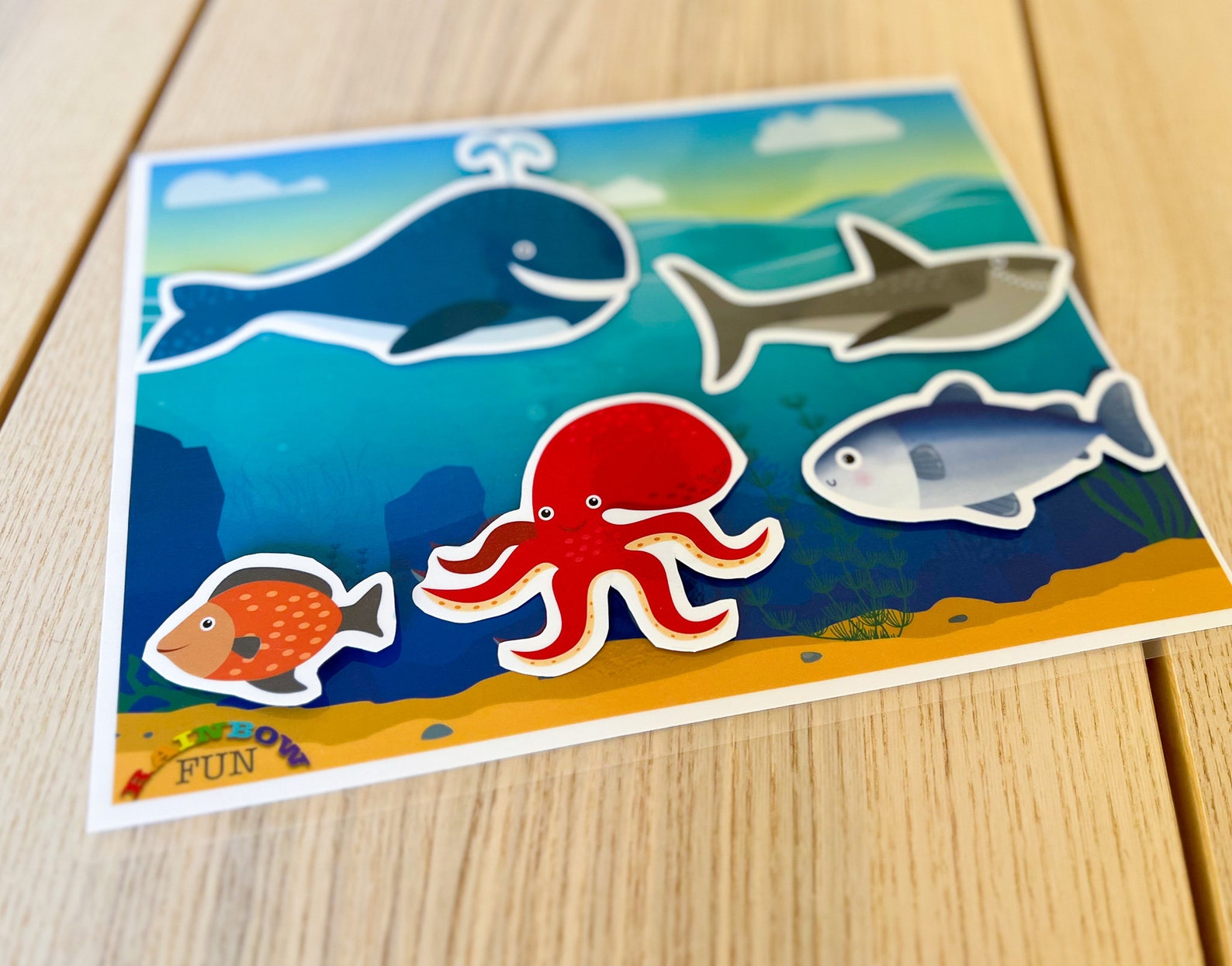 Slippery Fish Printable Visual Matching Activity. Circle Time Props ...