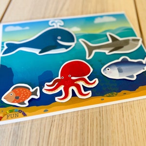 Slippery Fish Printable Visual Matching Activity. Circle Time Props ...