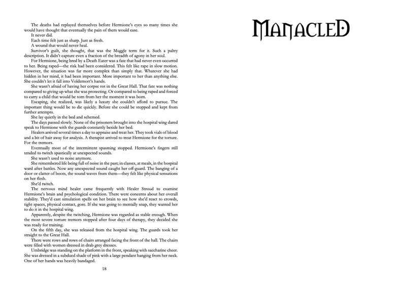Manacled Typeset PDF 24 Sheets per Signature W/o Art - Etsy