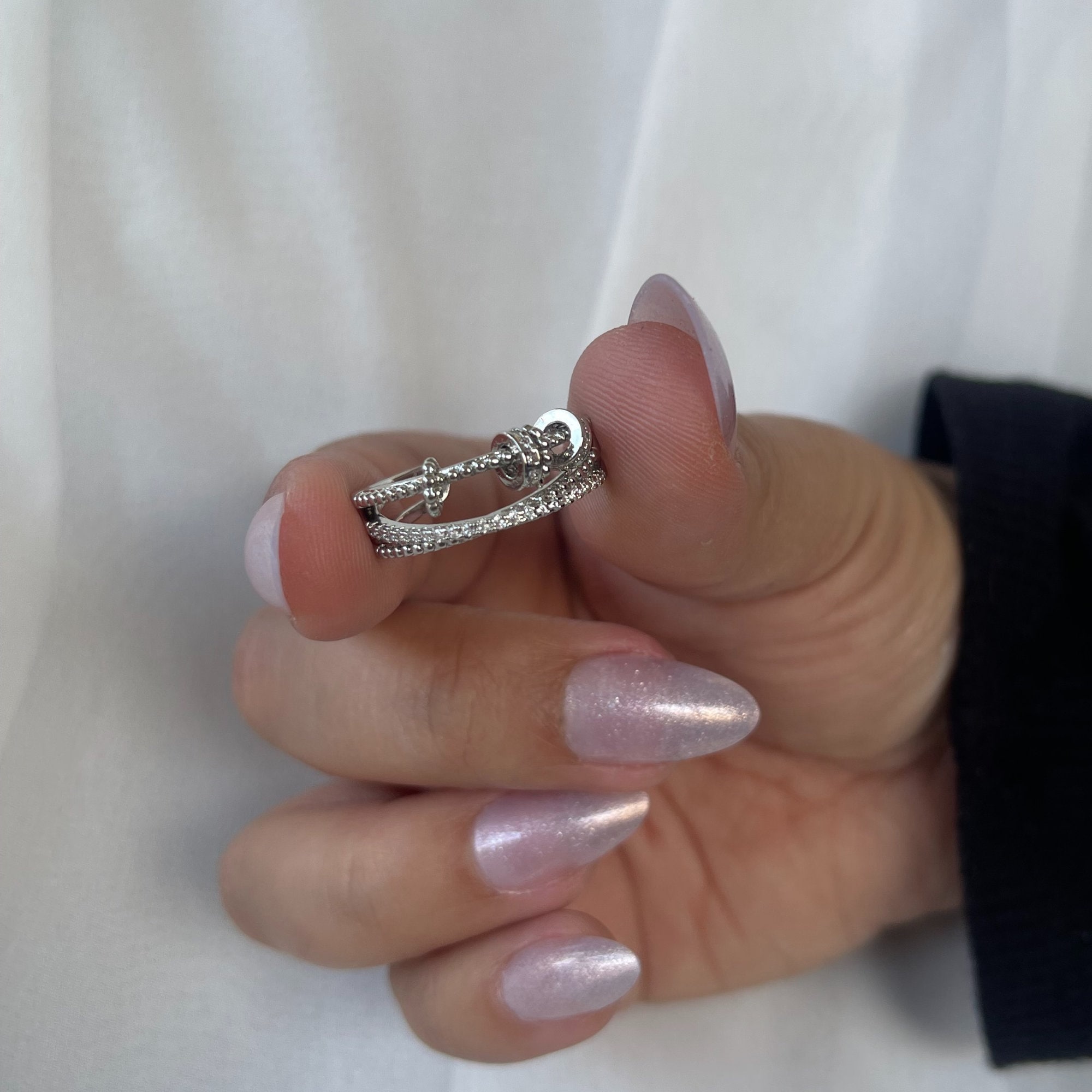 Fidget Ring, Anxiety Ring, Stress Ring, Sterling Silver Ring ...