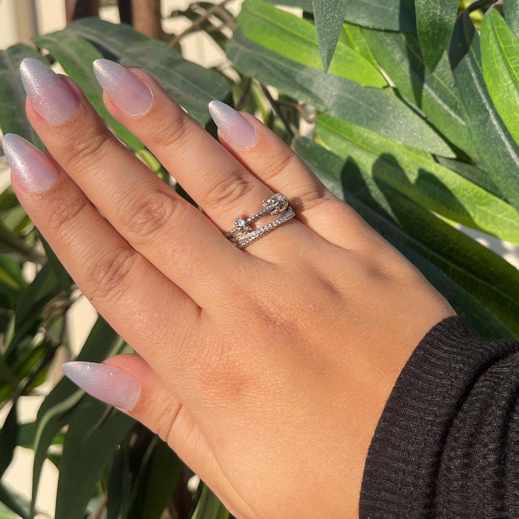 Fidget Ring, Anxiety Ring, Stress Ring, Sterling Silver Ring ...
