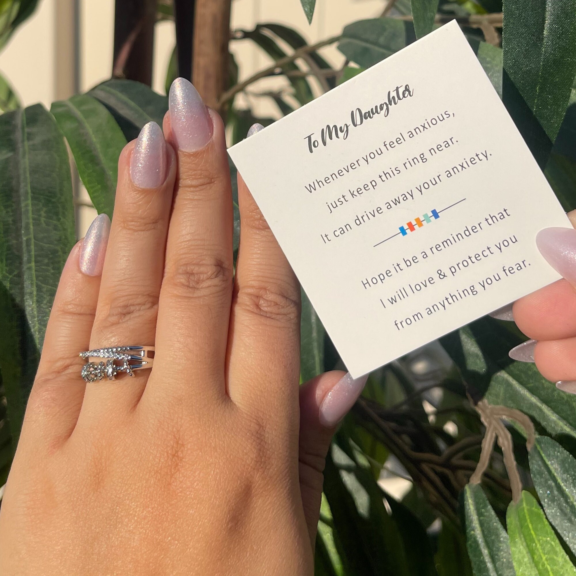 Fidget Ring, Anxiety Ring, Stress Ring, Sterling Silver Ring ...