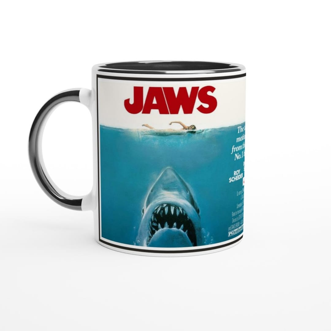 JAWS Mug - Cinema Theme Decor - Home Movie - Cinema Poster - Theater ...