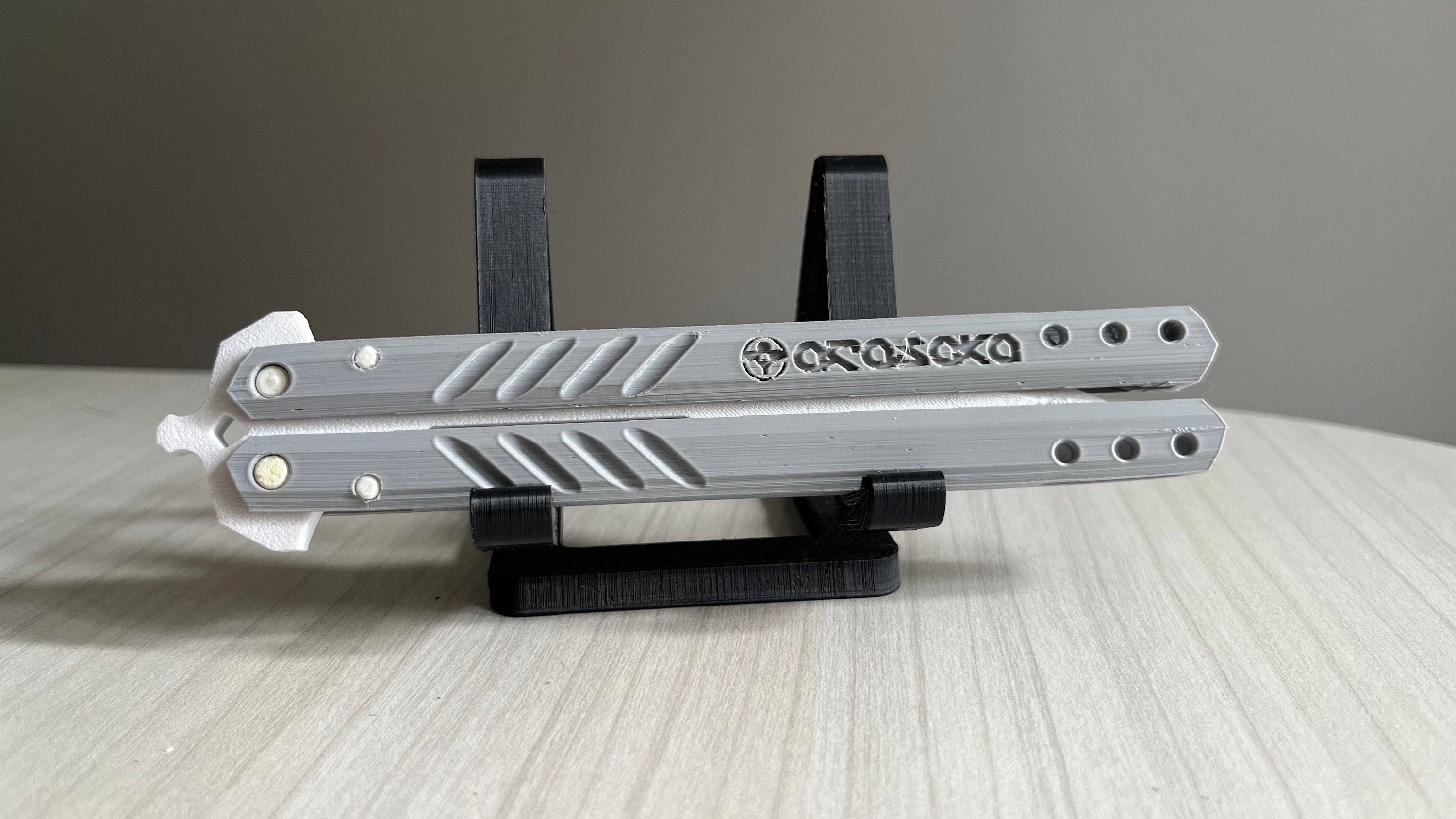 Arasaka Engraved Balisong Trainer 3D Printed Cosplay Toy Weapon - Etsy