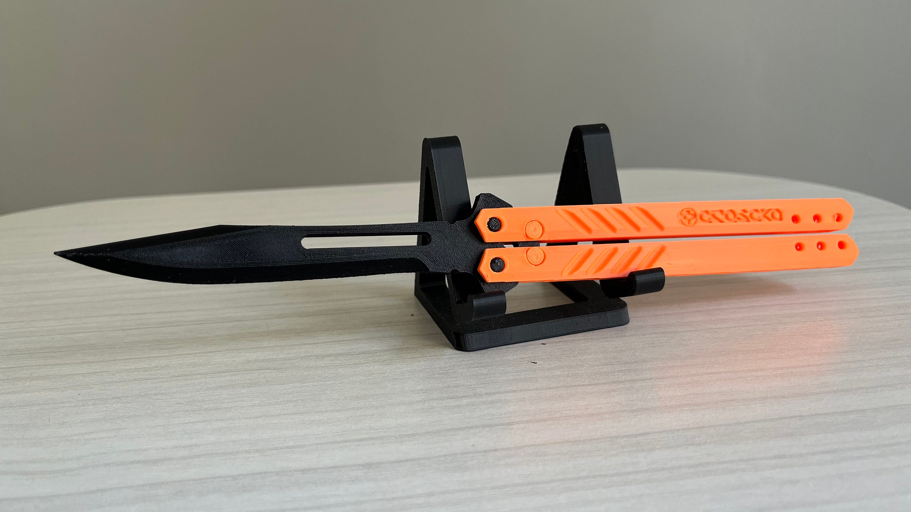 Arasaka Engraved Balisong Trainer 3D Printed Cosplay Toy Weapon - Etsy