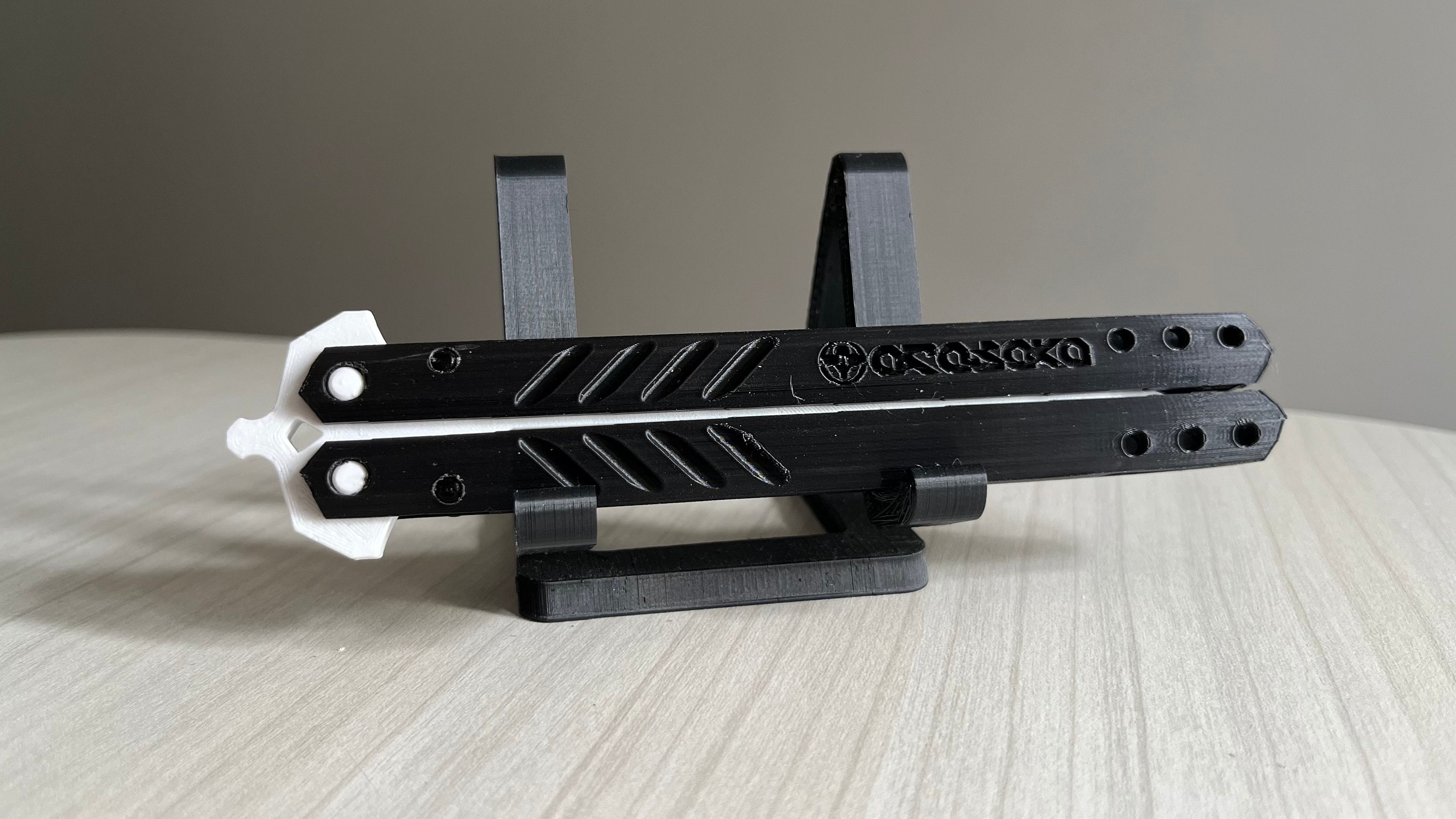 Arasaka Engraved Balisong Trainer 3D Printed Cosplay Toy Weapon - Etsy