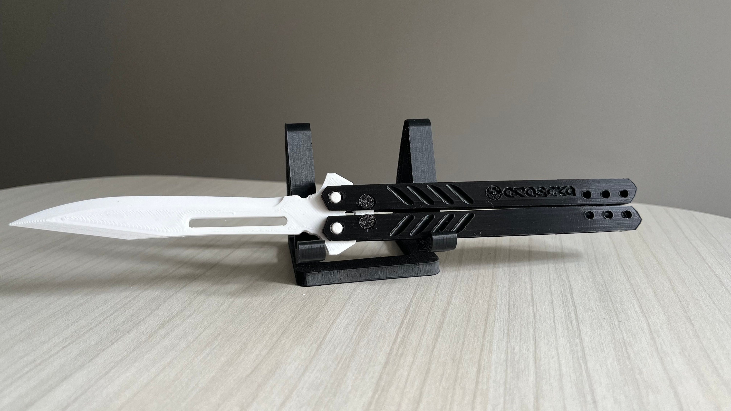 Arasaka Engraved Balisong Trainer 3D Printed Cosplay Toy Weapon - Etsy