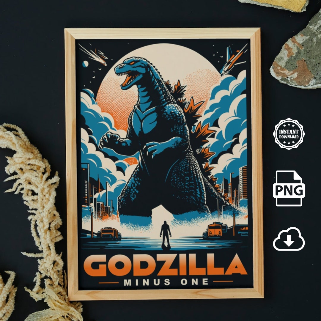 Godzilla Minus One PNG File, Godzilla Minus One Shirt Design, Godzilla ...