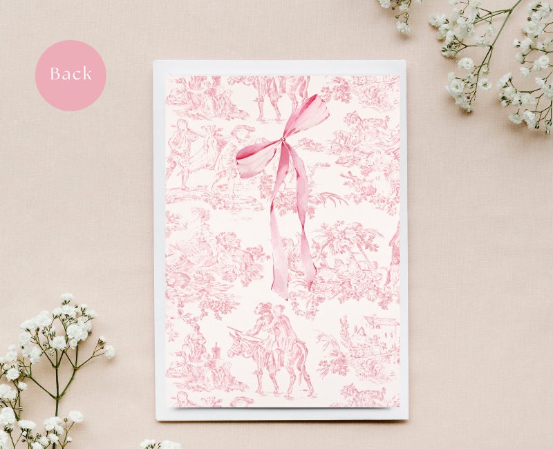 EDITABLE Pink Bow Invitation for Girl Baby Shower, Classic Baby Shower ...