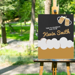 Huggies and Chuggies Diaper Party Welcome Sign Dad to Be | a Baby is ...