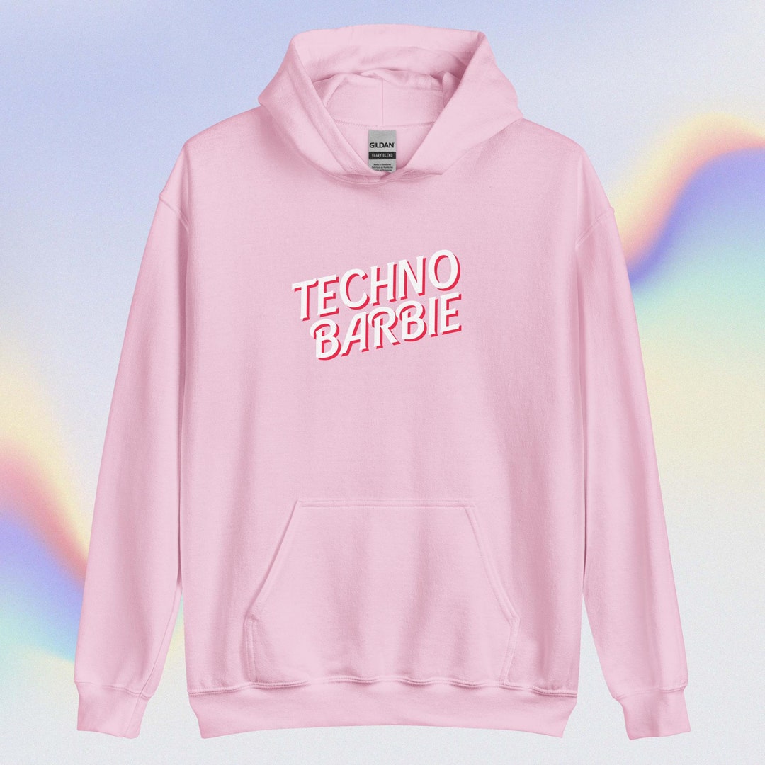 Techno Barbie Hoodie Y2K Style, 2000s, Iconic Slogan, 00s Fashion ...