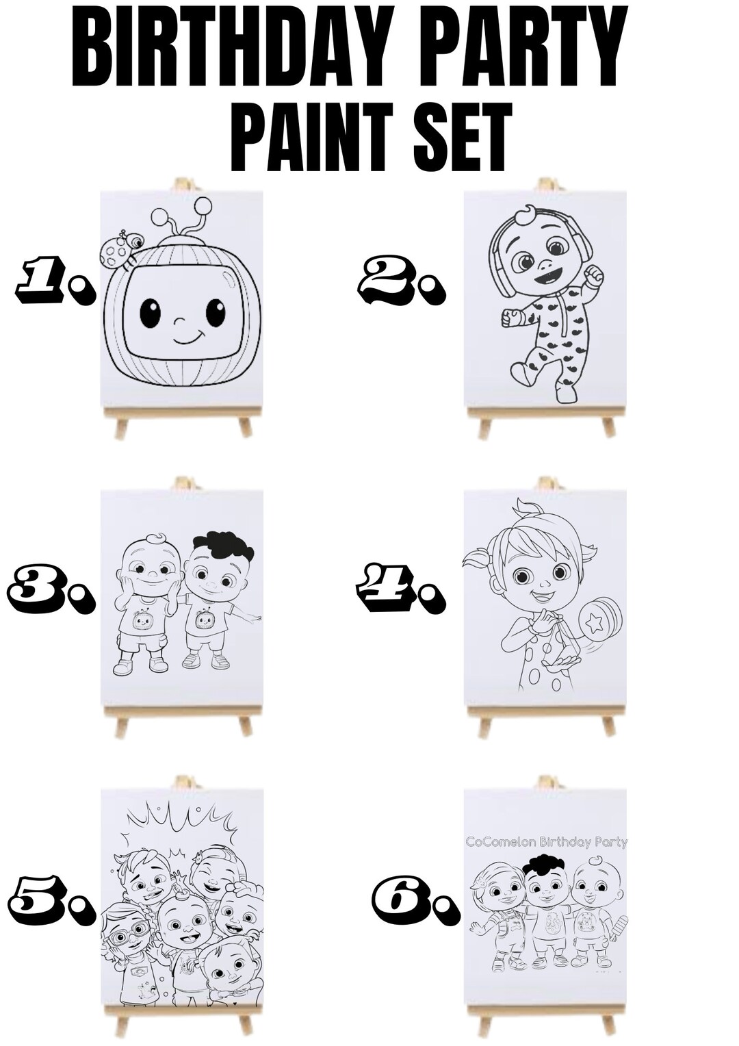 Birthday Paint Party Party Paint Kit Birthday Activities kids Paint Kit ...