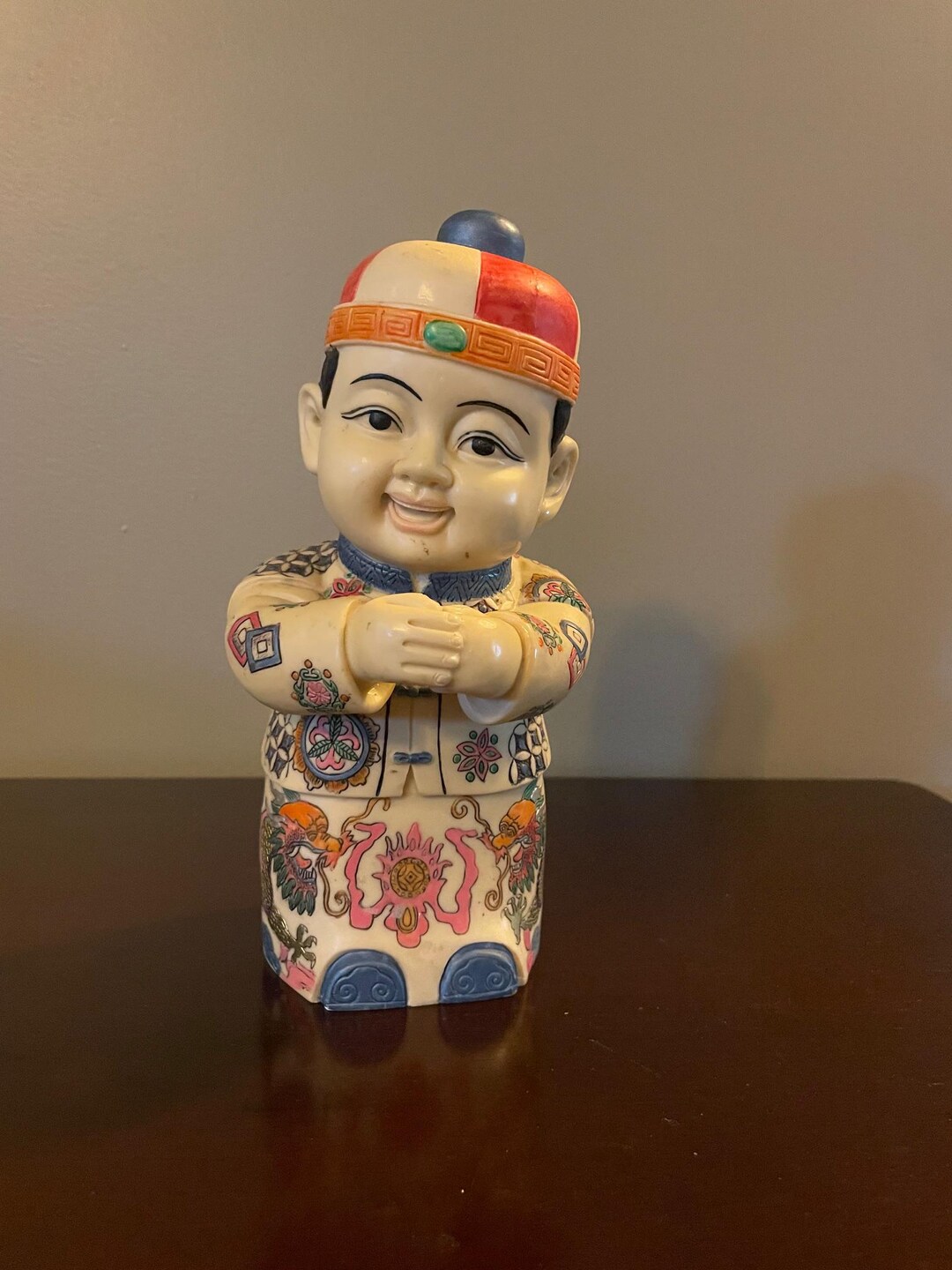 Vintage Chinese Porcelain Statue - Etsy