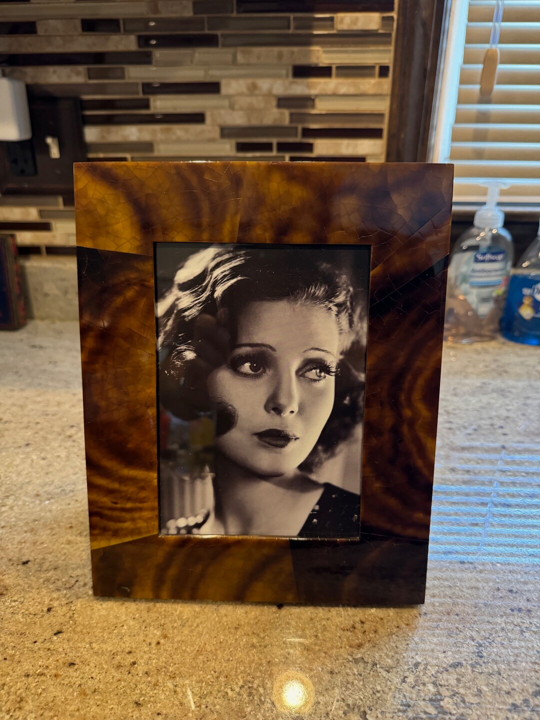 5 X 7 Tiger Flame Natural Penshell Picture Frame - Etsy