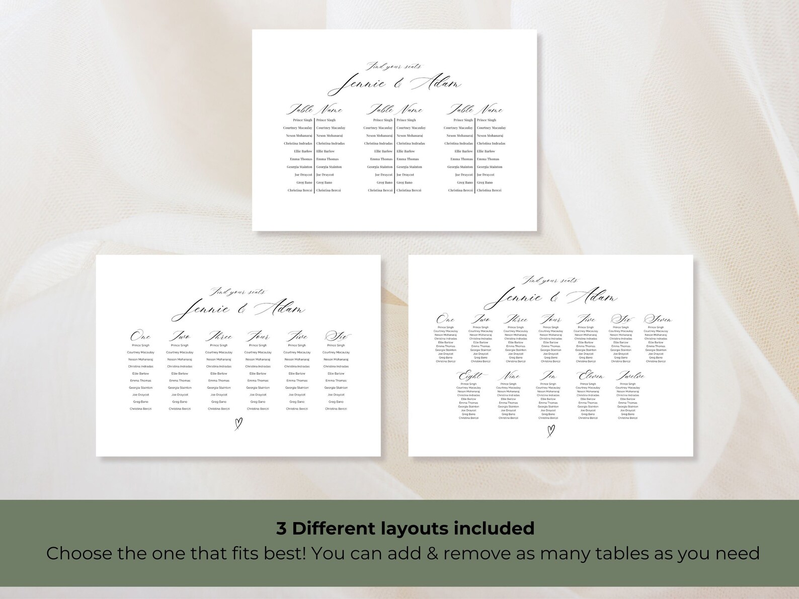 Banquet Wedding Table Plan Template Minimal Wedding Seating Chart Long ...