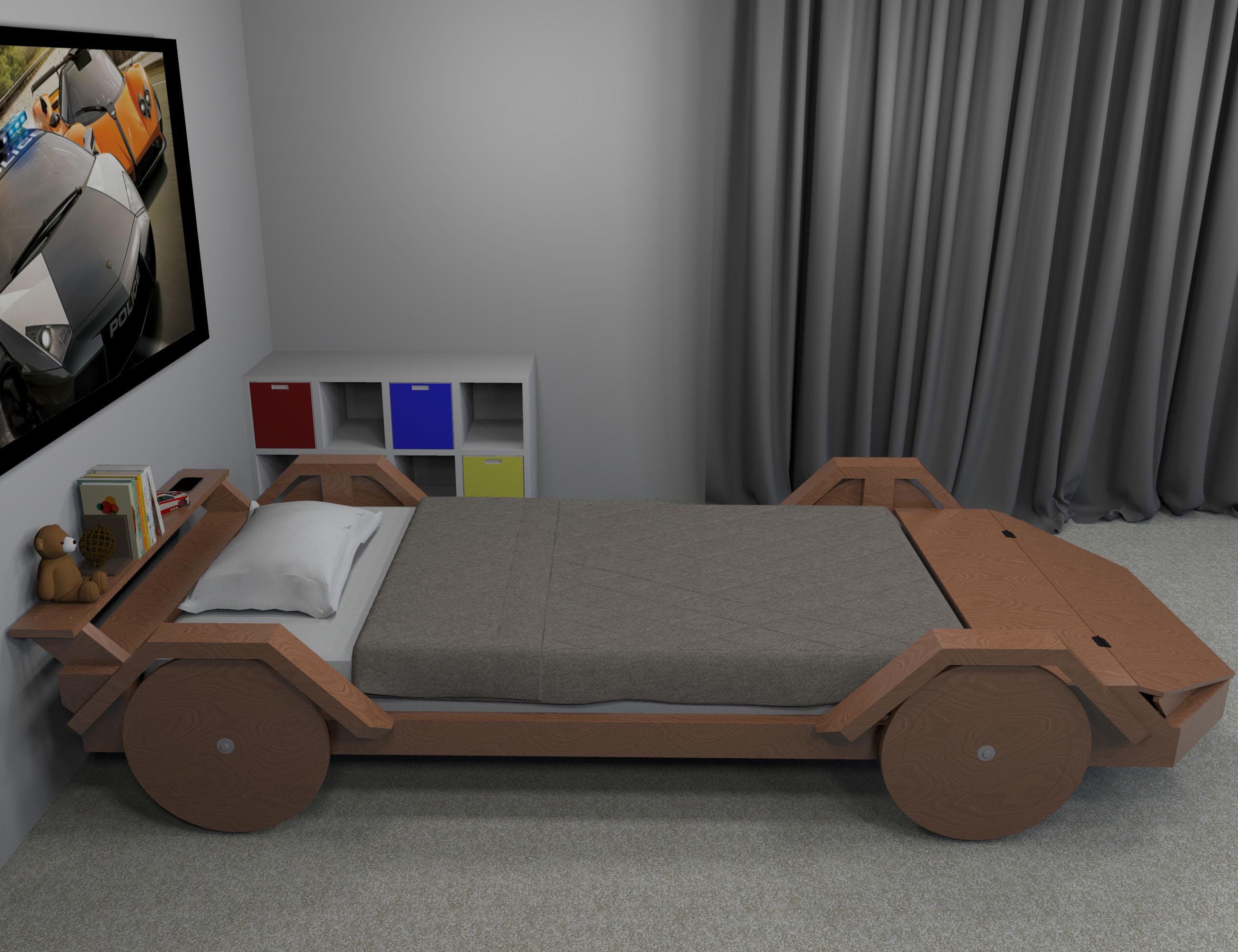 Race Car Twin Bed Frame Plans - Standard Lumber (PDF) - Etsy