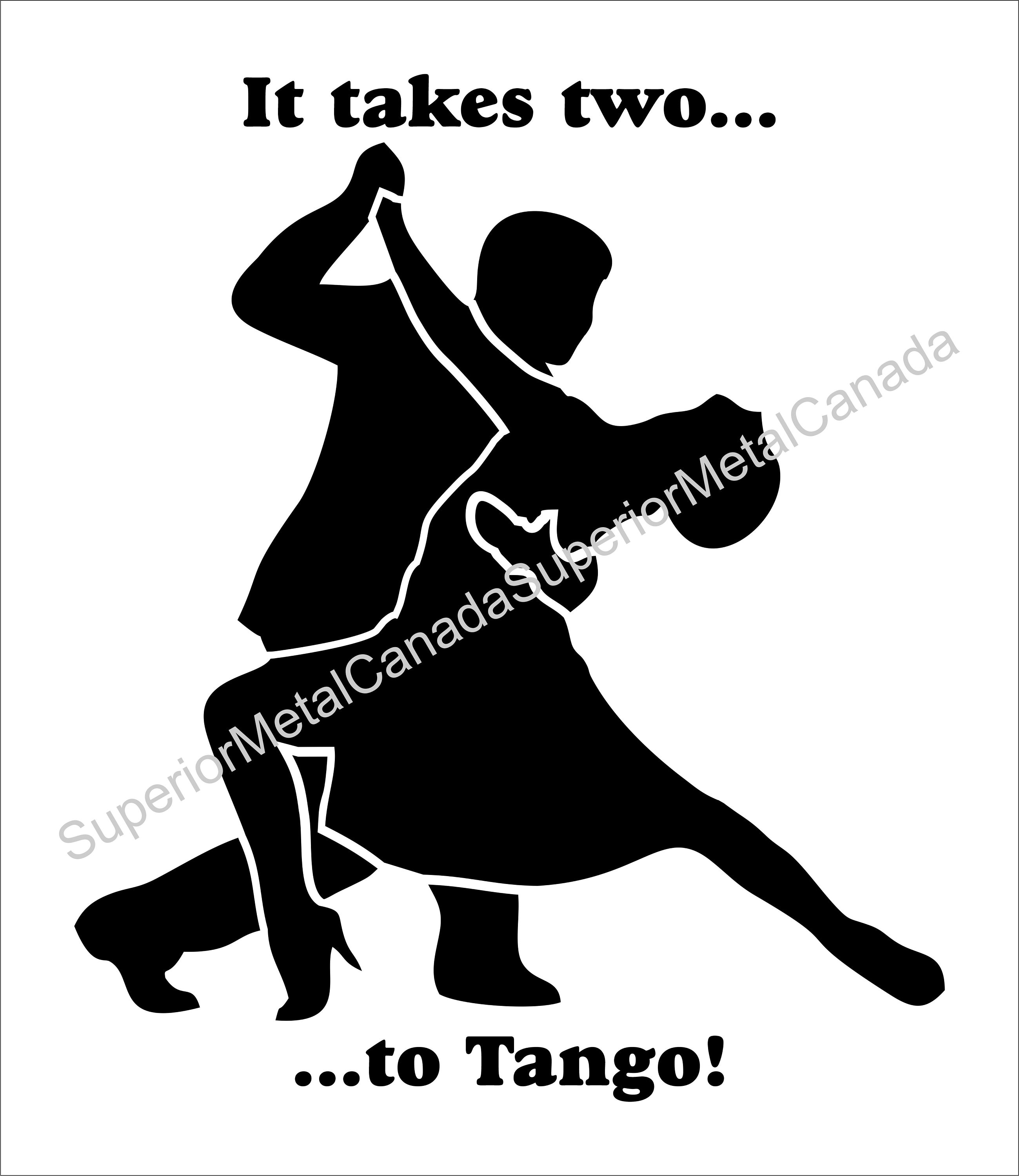 It Takes Two to Tango! Dxf, Svg, Ai, Eps, Png Files. - Etsy